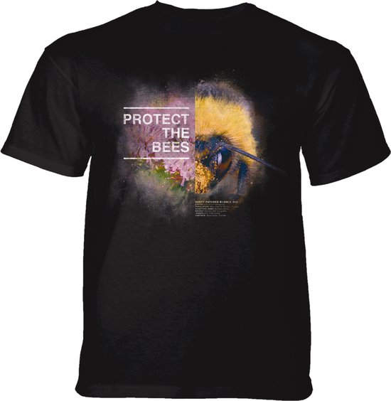 T-shirt Protect Bee Black KIDS XL | bol