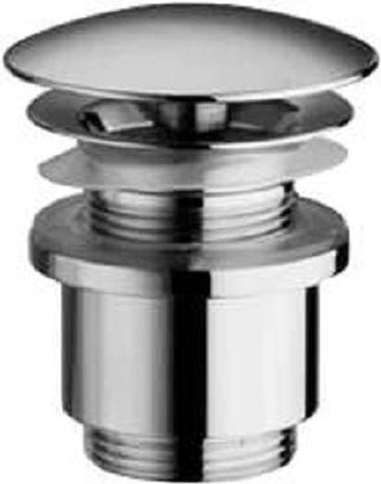 Crépine design longue 5/4 ronde sans trop-plein chrome | bol.com