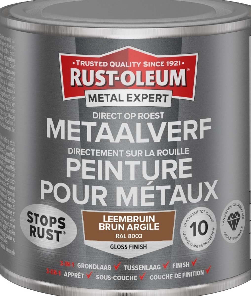 Rust-oleum Metalexpert Direct Op Roest Metaalverf - Gloss - 8003 250 Ml ...