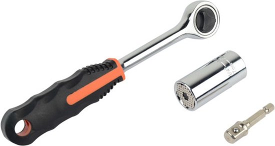 Brüder Mannesmann Dopsleutel universeel met ratel 7-19 mm | bol.com
