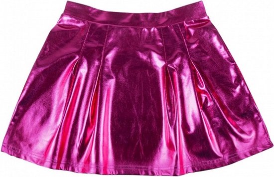 minirokje shiny dames roze one size | bol.com