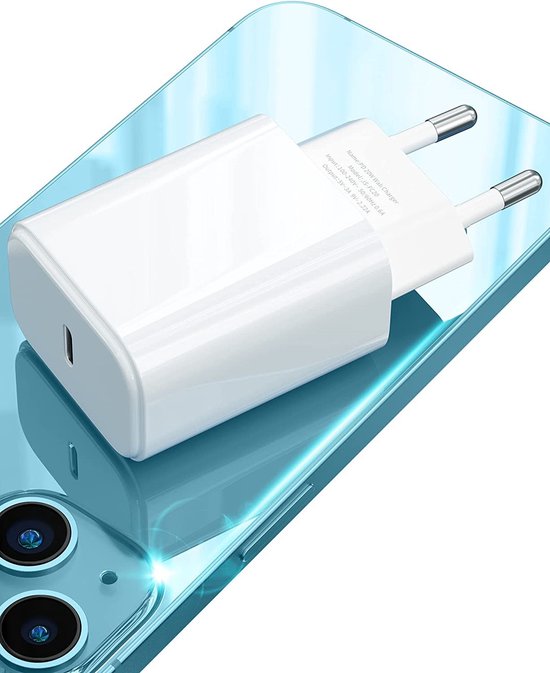 USB-C Oplader 20W - Snellader - Geschikt voor Apple | bol