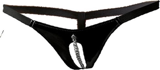 Kruisloze Lak String Met Kettinkje | bol.com