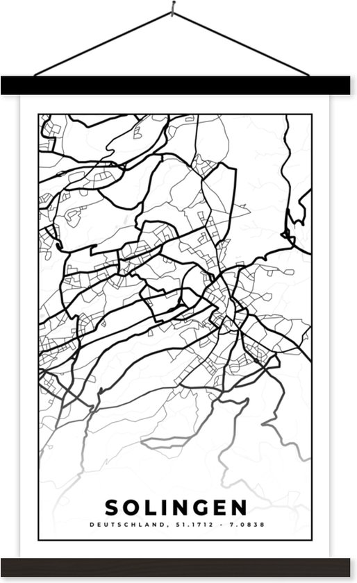 Posterhanger incl. Poster - Schoolplaat - Solingen - Plattegrond ...