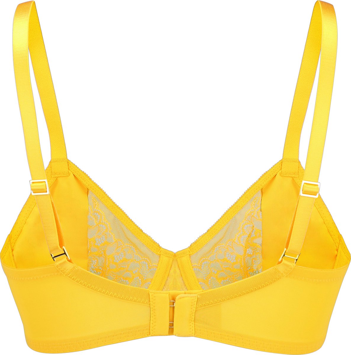 SAPPH - Diana Niet Voorgevormde BH - maat 90D - Geel - Met beugel ...