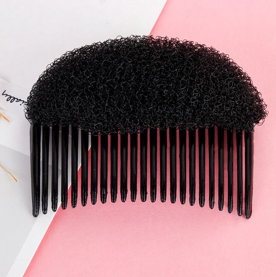 Toupeer Haarclip - Bump-it Haar touperen - Volume opsteken - Zwart - 1 ...