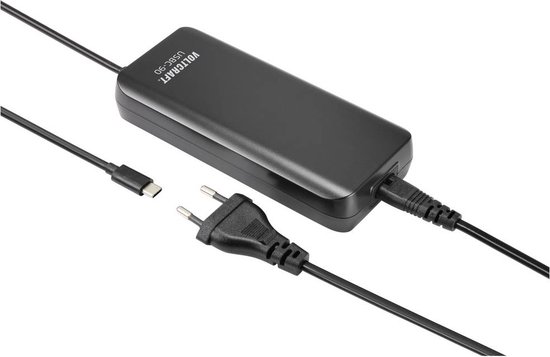 VOLTCRAFT USBC-90 USB-oplader 90 W 5 V/DC, 20 V/DC 4.5 A USB Power ...