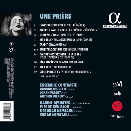 Ensemble Contraste, Karine Deshayes, Pierre Génisson - Une Prière (CD ...