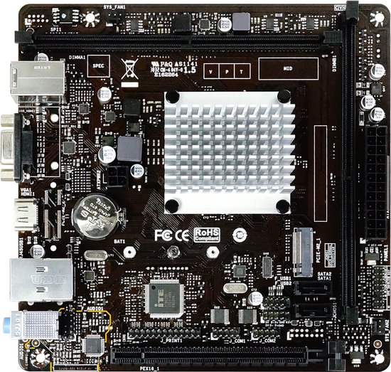 Biostar J4125NHU moederbord mini ITX | bol