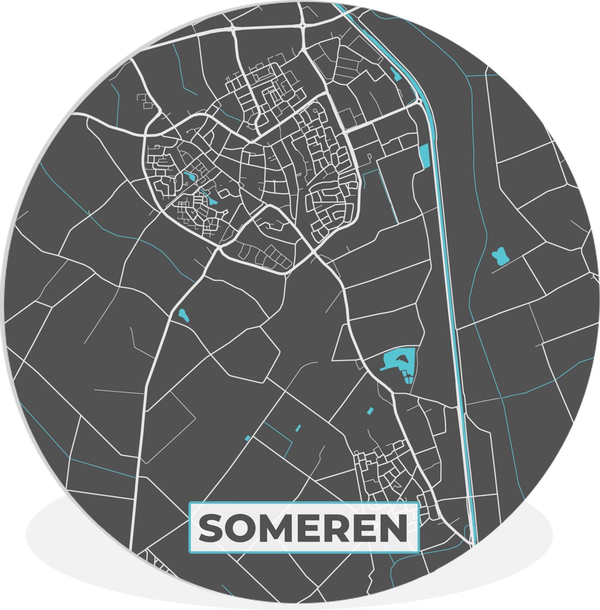 Wall Circle - Wall Circle Indoor - Map - Someren - Map - City Map ...