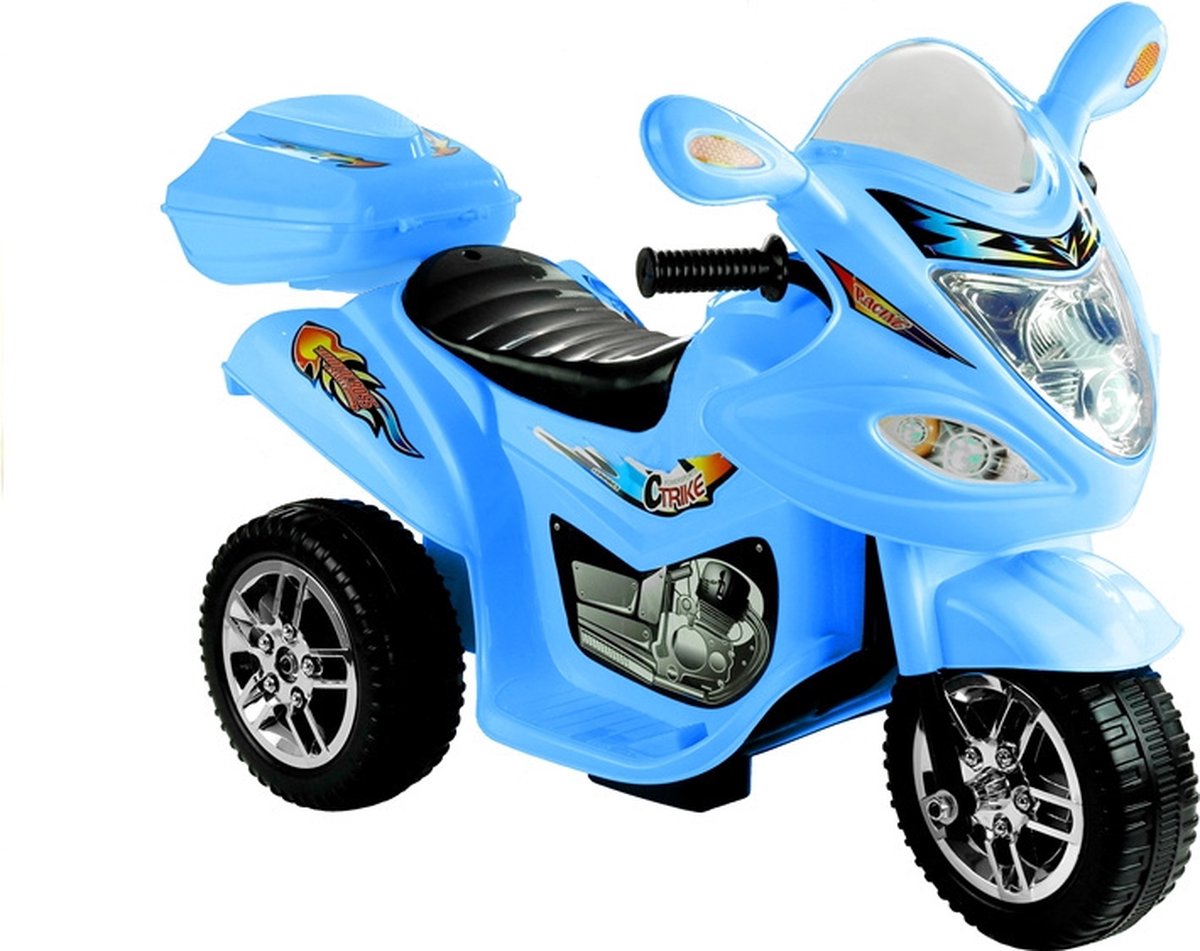 Elektrische motor voor kinderen - 82x40x52 cm - 6V - blauw | bol.com