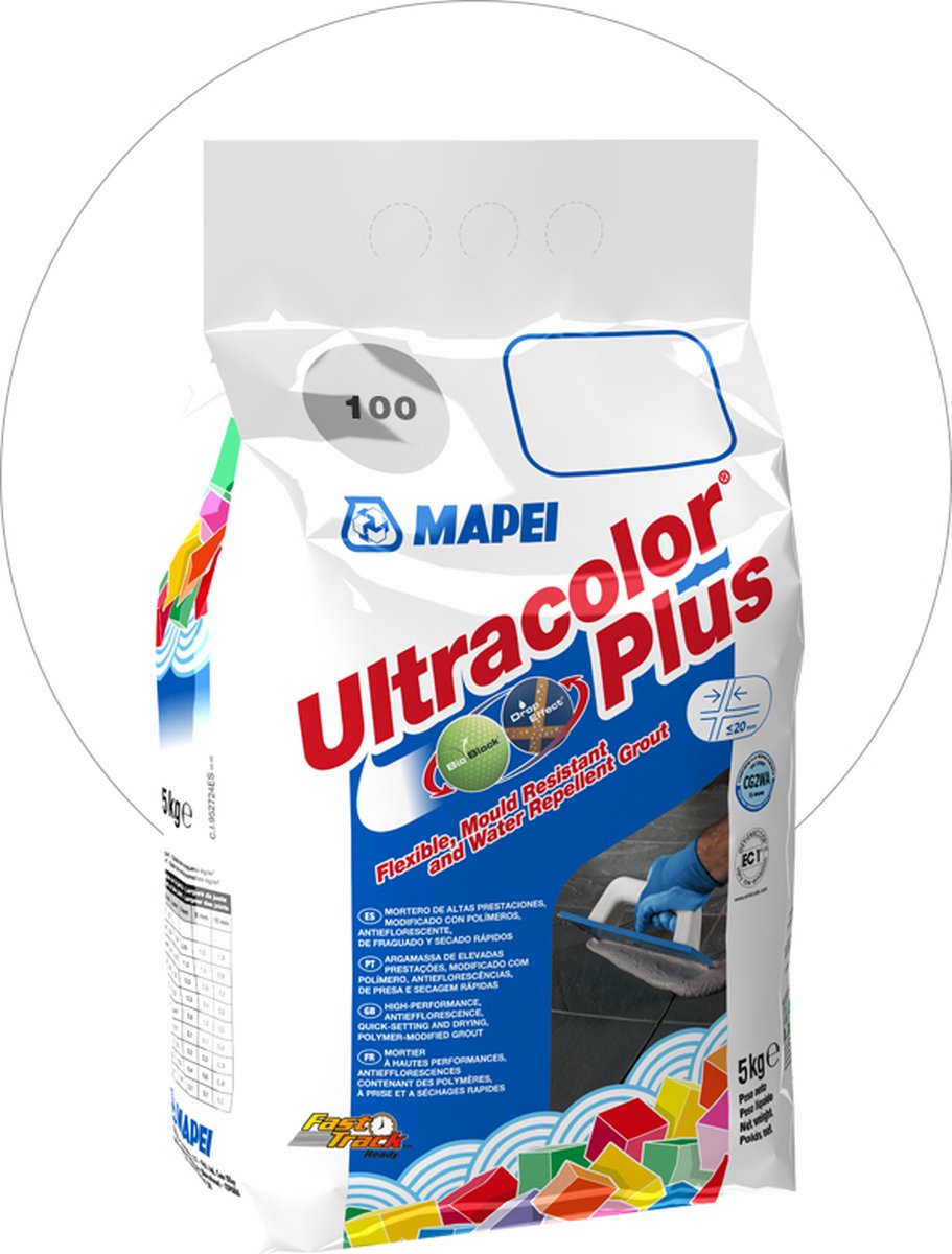 Mapei Ultracolor Plus 100 Wit 5kg | bol.com