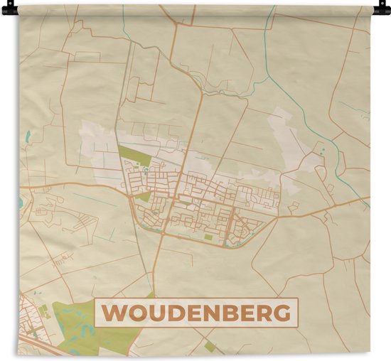 Wandkleed - Wanddoek - Woudenberg - Stadskaart - Kaart - Plattegrond ...
