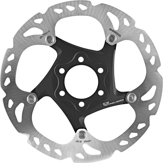 Shimano Remschijf Xt Sm-rt86 160 Mm 5-gaats Zilver | bol