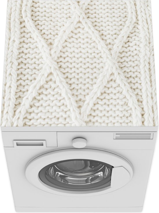 Protège machine à laver - Tapis machine à laver - Pull - Motifs - Wit ...