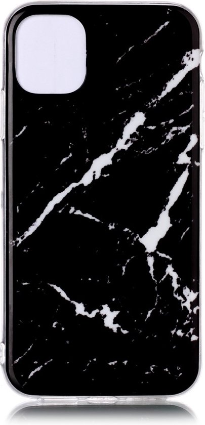 Peachy Marmer Patroon Natuursteen Zwart Hoesje Case Iphone 11 Pro Bol