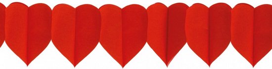 slinger Hearts 2 meter papier rood | bol.com