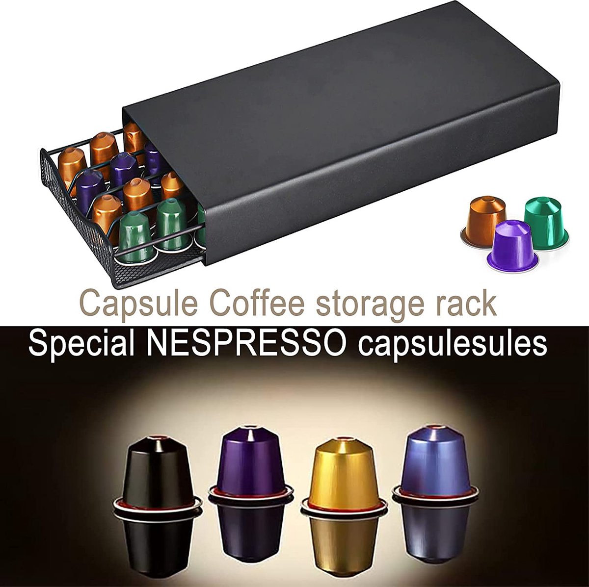porte-capsule pour Nespresso et autres capsules | bol.com