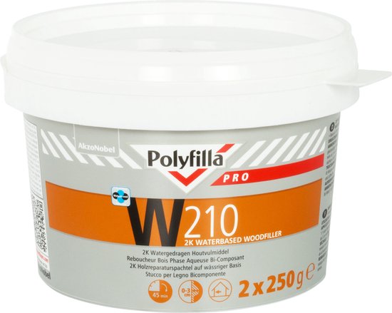 Polyfilla Pro W210 - 2K watergedragen houtvulmiddel - 500G | bol