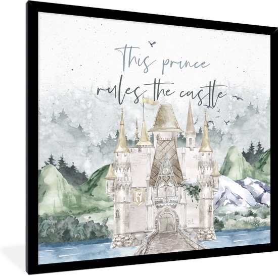 Fotolijst incl. Poster - Quotes - This prince rules the castle ...