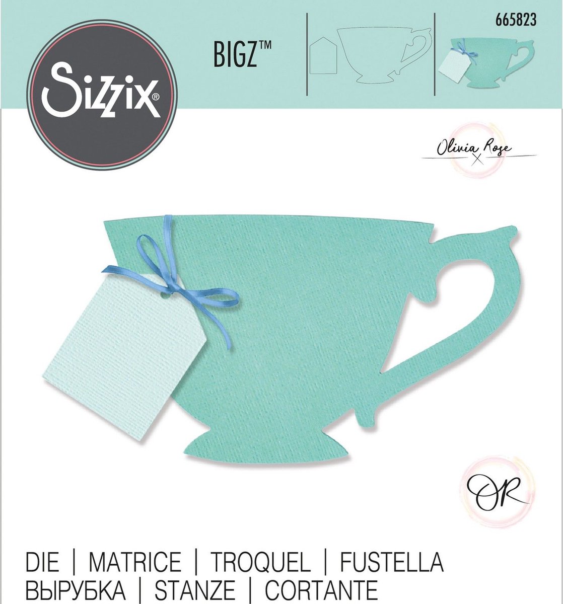 Sizzix Bigz Snijmal - Tea cup | bol.com