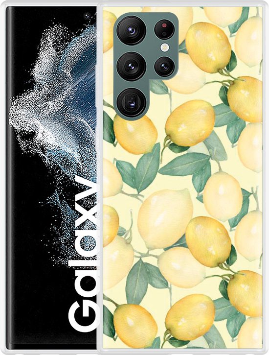 Galaxy S22 Ultra Hoesje Lemons - Designed by Cazy | bol