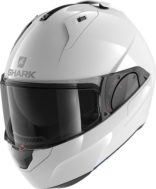 SHARK EVO ES BLANK Motorhelm Systeemhelm Wit - Maat M | bol.com