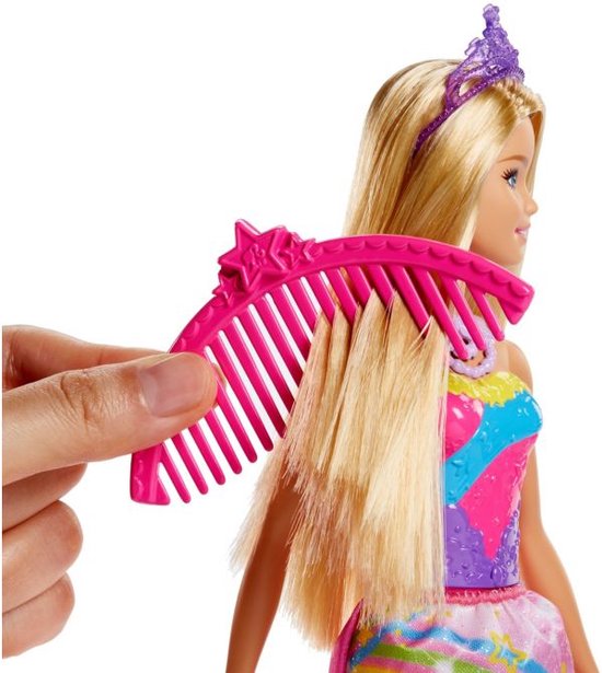 Barbie pop Dreamtopia Playset met schommelstoel troon | bol