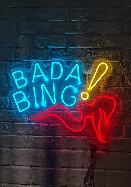 OHNO Woonaccessoires Neon Sign - Stripper - Neon Verlichting - Figuur ...