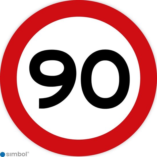 Simbol - Stickers 90 km - Maximaal 90 km/u - Duurzame Kwaliteit ...