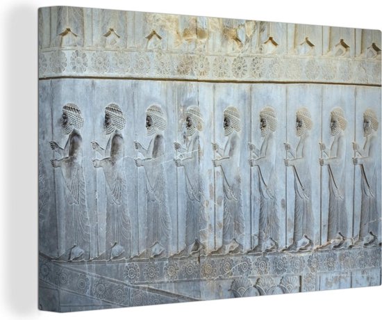 Canvas Schilderij De archeologische resten van het Perzische Rijk ...