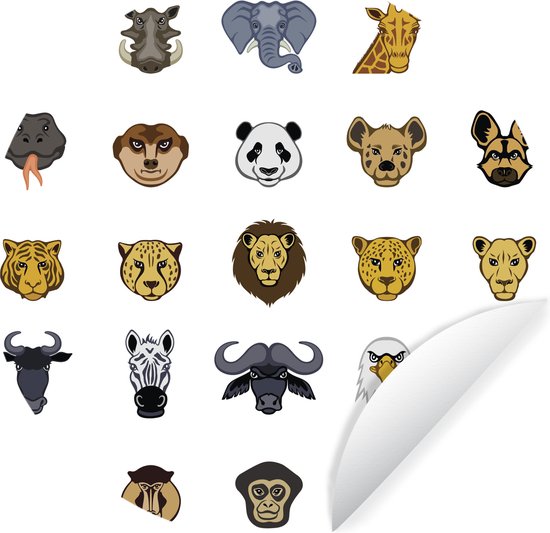 WallCircle - Muurstickers - Behangcirkel - Een illustratie van de big ...