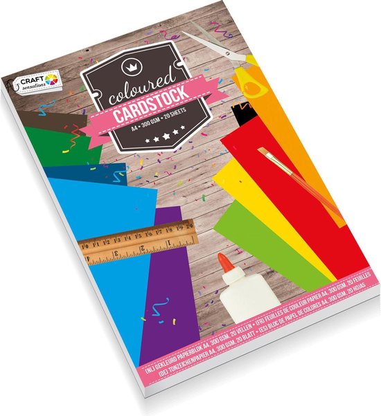 Basic Craft Karton 300 grams A4 20 Stuks | bol.com