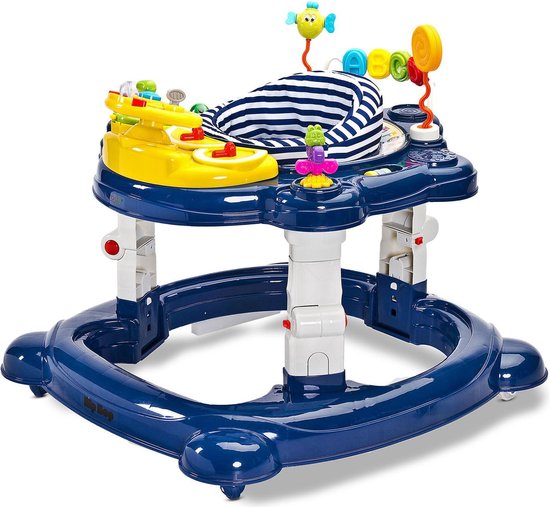 Toyz Hip Hop- Baby Loopstoel - Looptrainer - Baby speelgoed- Navy | bol.com