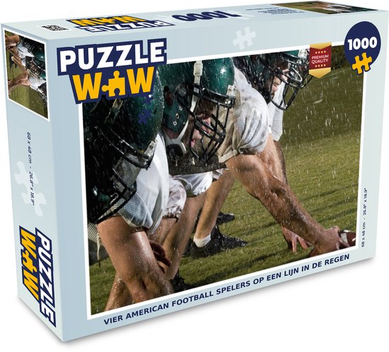 Puzzle 1000 pièces de football américain - Quatre joueurs de football ...