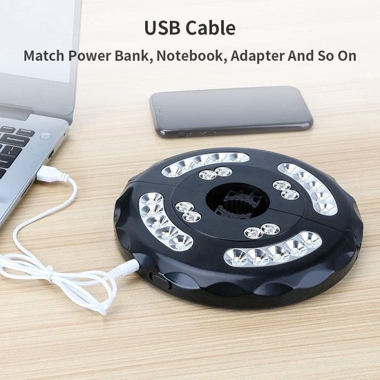 LED Parasolverlichting - Tuinverlichting met 28 LEDs - Warm wit licht ...