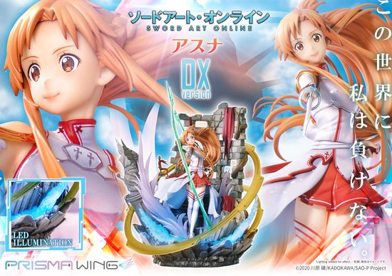 Prime 1 Studio Sword Art Online Prisma Wing PVC Statue 1/7 Asuna 38 cm ...