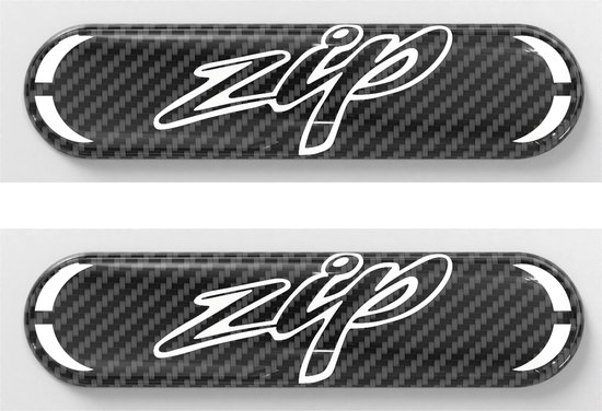 3D Reflectoren Carbon - Piaggio Zip - Zelfklevende Reflector Zijkant ...