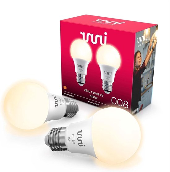 Slimme dimbare LED-lamp E27 - Zigbee - Warm wit - 2-pack | bol