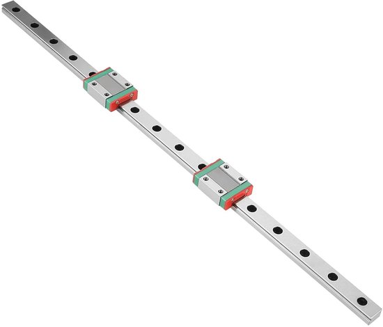 Linear Motion Rail 400mm MGN12 Miniature Rail Guide 12mm Width 2Pcs MGN12B Slide Blocks | bol