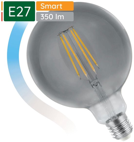 Spectrum Smart LED Lamp E27 4.9W - 230V - 350 Lumen - 2700-6500K - Dimbaar - Wi-Fi... | bol
