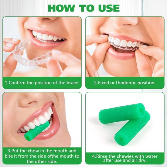 Orthodontische Aligner Chewies - 10 stuks voor Aligner Trays Seating ...