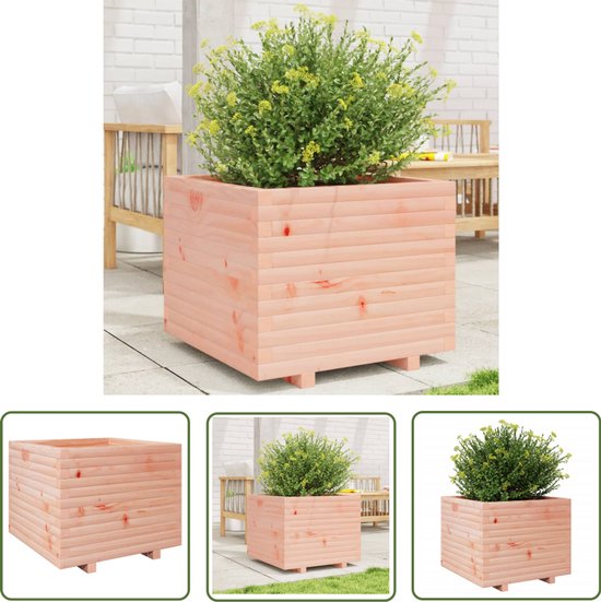 The Living Store Plantenbak 60x60x49,5 cm massief douglashout ...