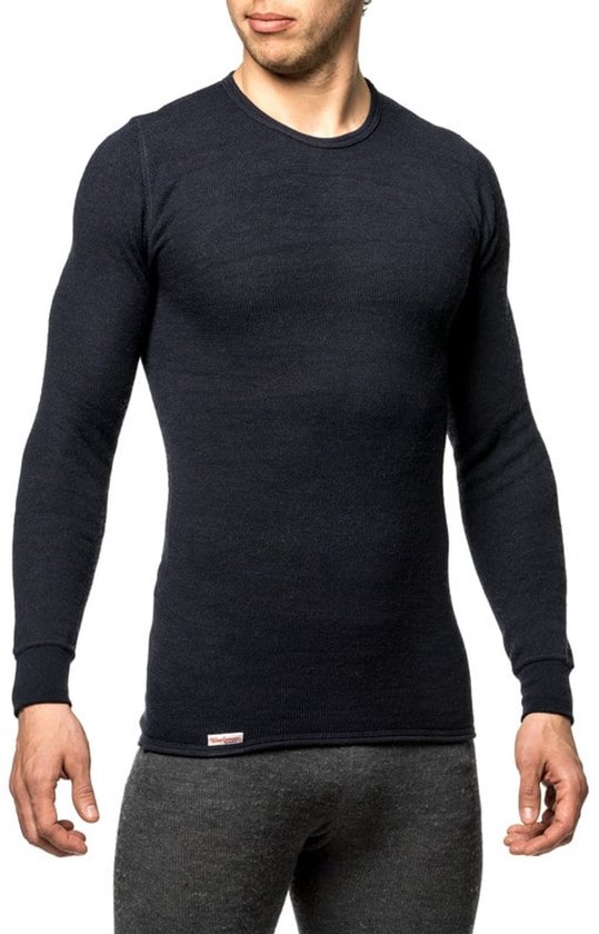 Woolpower Merino Base Layer Crewneck 200 - Dark Navy | bol