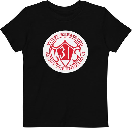 Wbsv - Biologisch katoenen T-shirt voor kinderen - Black, 3-4 | bol