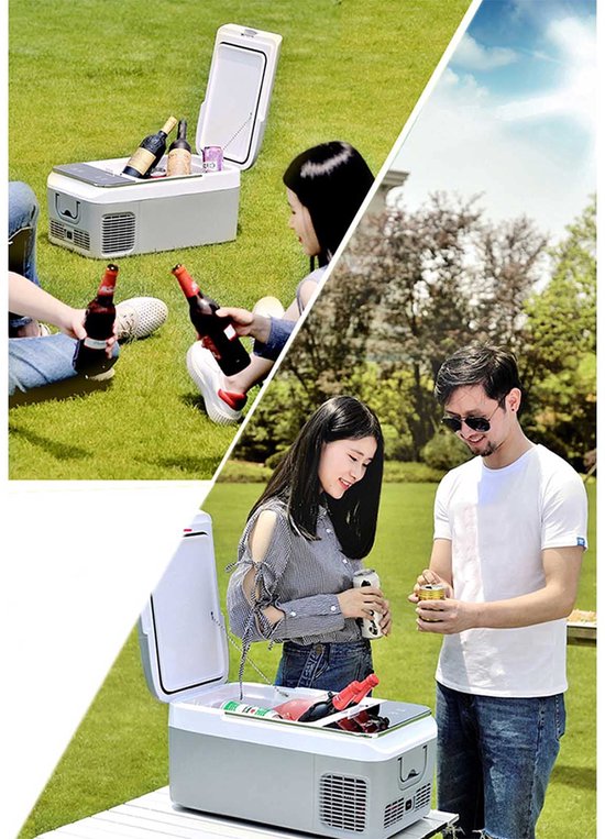 Mini Draagbare Auto Koelkast, Auto Vriezer Reis Koelkast 18L / 26L, 12 / 24V,... | bol