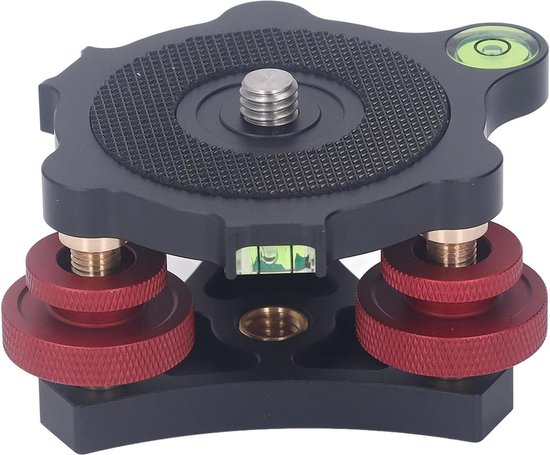 Nivelleringsbasis Camera Leveler - Vliegtuigkwaliteit Aluminiumlegering ...