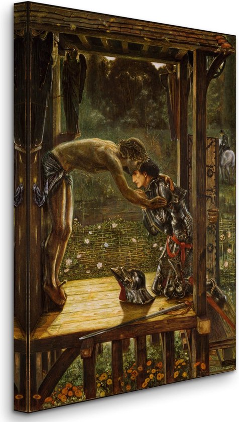 Edward Burne-Jones - The Merciful Knight (1863) - 3:2 | bol