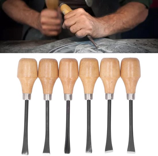 Wood Cutting Chisel Set - Comfortable Ergonomic Design - Wood Carving ...