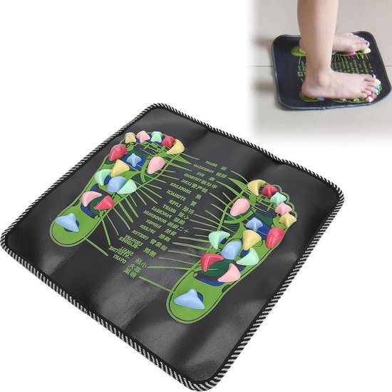Voetmassage Mat Loop Stone - Verlichten van Voet en Been Pijn ...